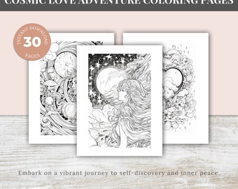 Printable Coloring Pages for Kids and Adults Instant Download Fun Art ...