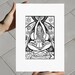 Zen Mindfulness Coloring Pages, Simple Coloring Book, Printable ...