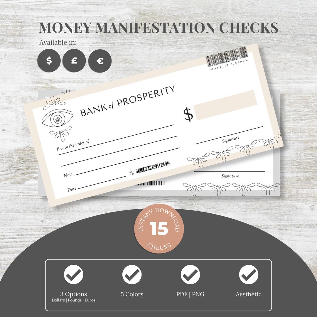 Blank Cheque, Blank Check Template, Printable Cheque, Bank Check ...