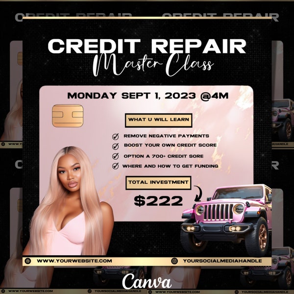 Credit Repair Flyer - Etsy