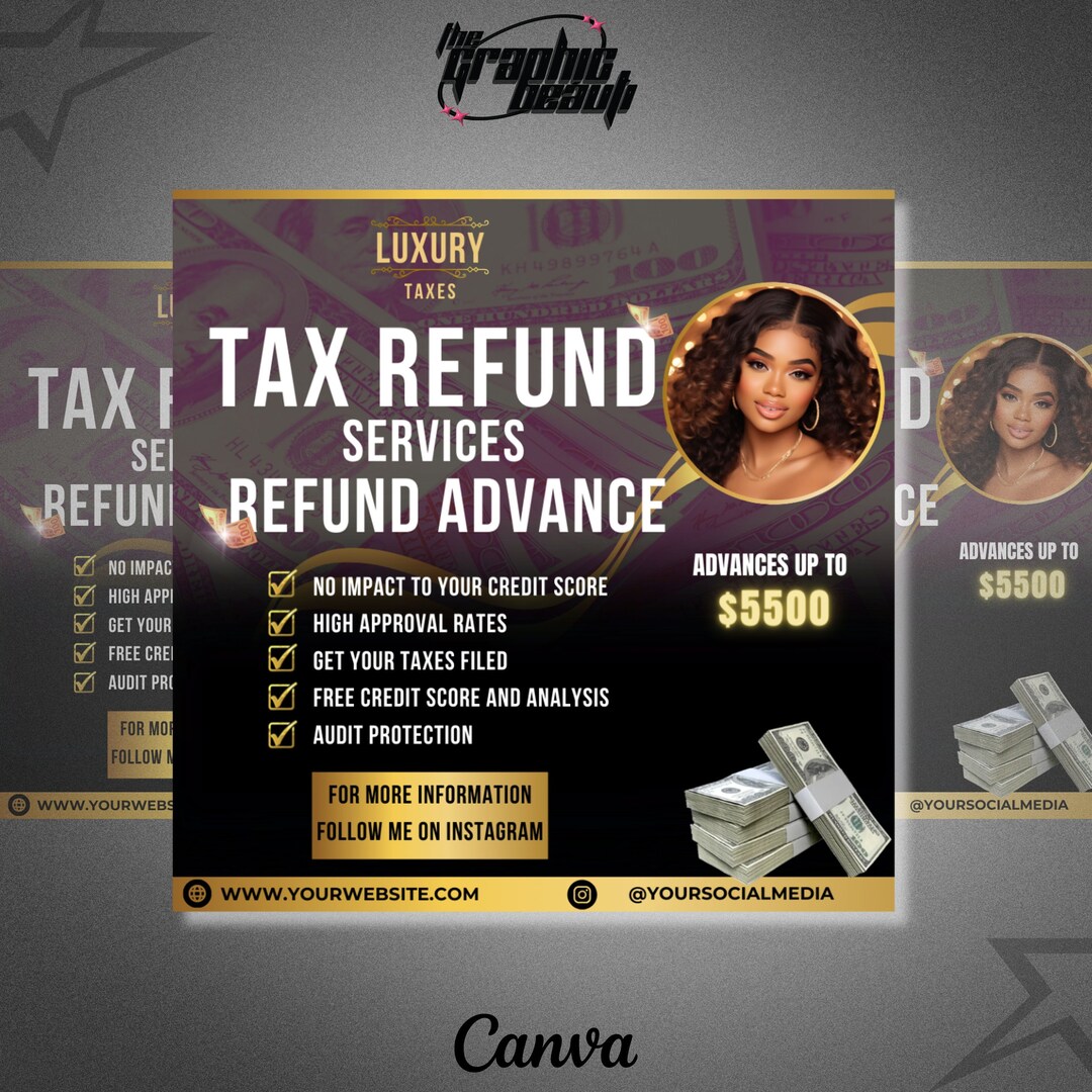 DIY Tax Season Flyer, Tax Services, Tax Preparation Flyer, Tax and ...