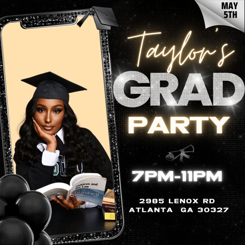 Graduation Party Graduation Flyer Editable Template - Etsy