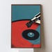 Record Player Printable Poster – Vintage Music Wall Art Gift for ...
