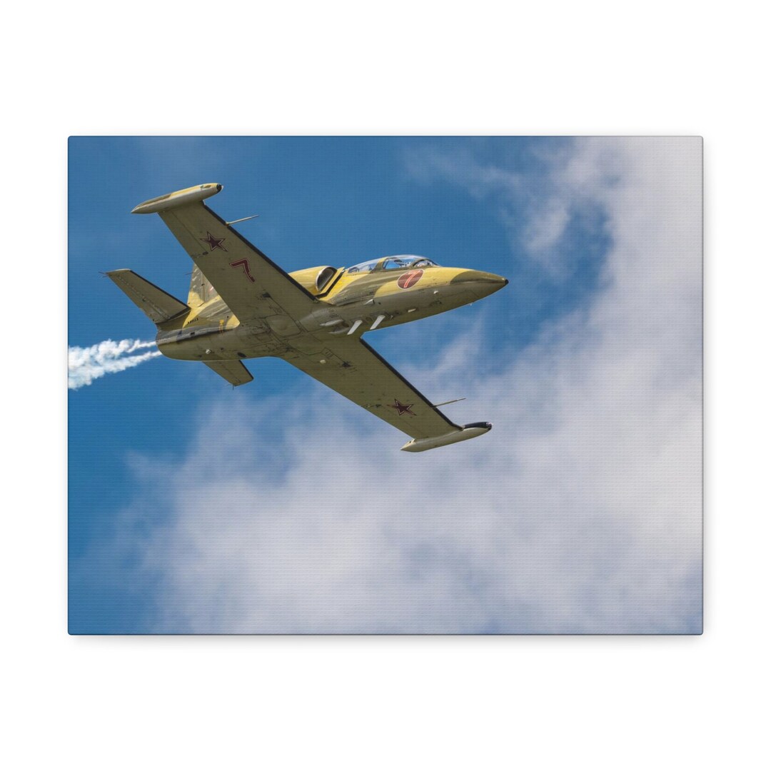 L-39 Albatros Aviation Wall Art Home Office Canvas Gallery Wrap - Etsy