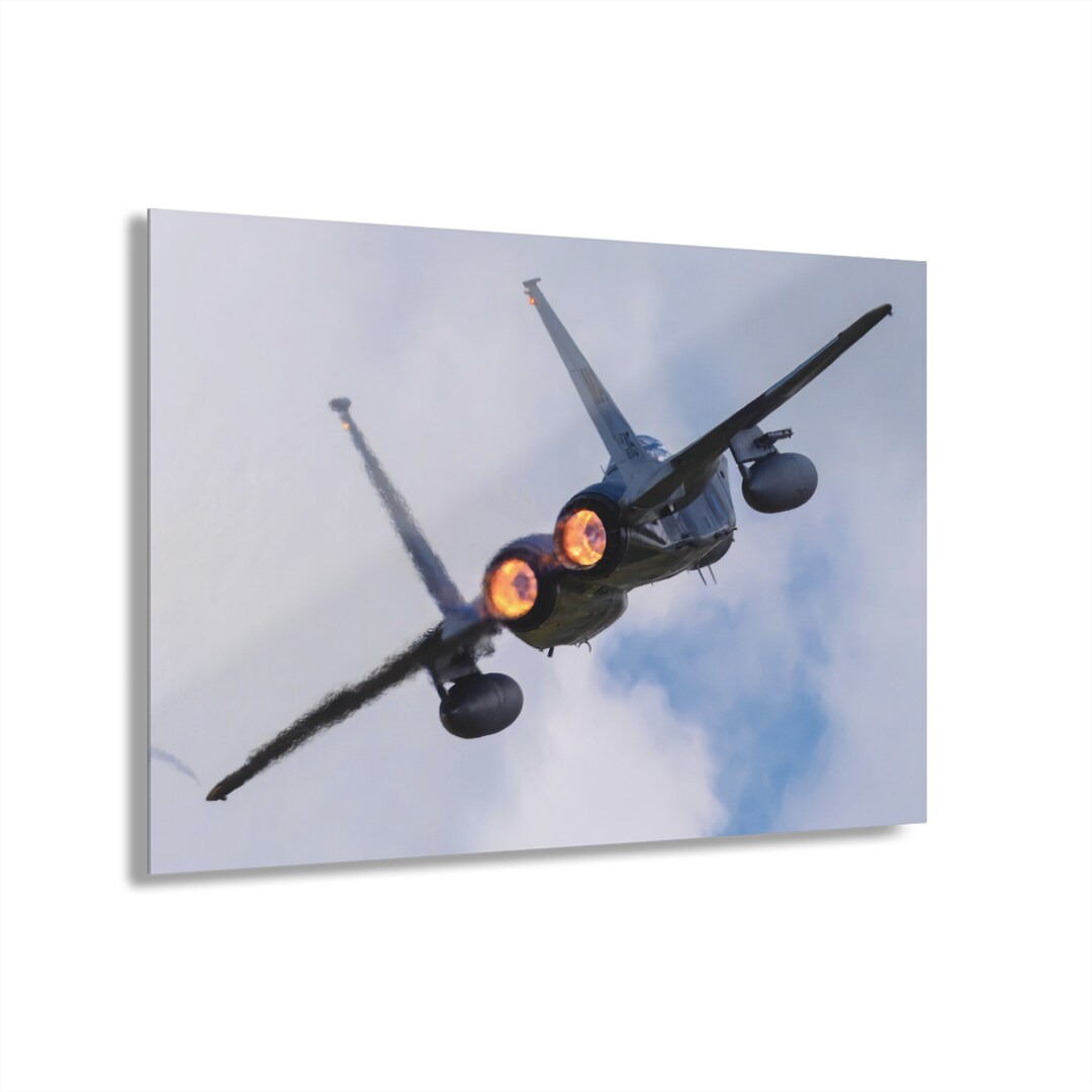 USAF Mcdonnell Douglas F-15 Eagle Fighter Aviation Wall Art Home Office ...