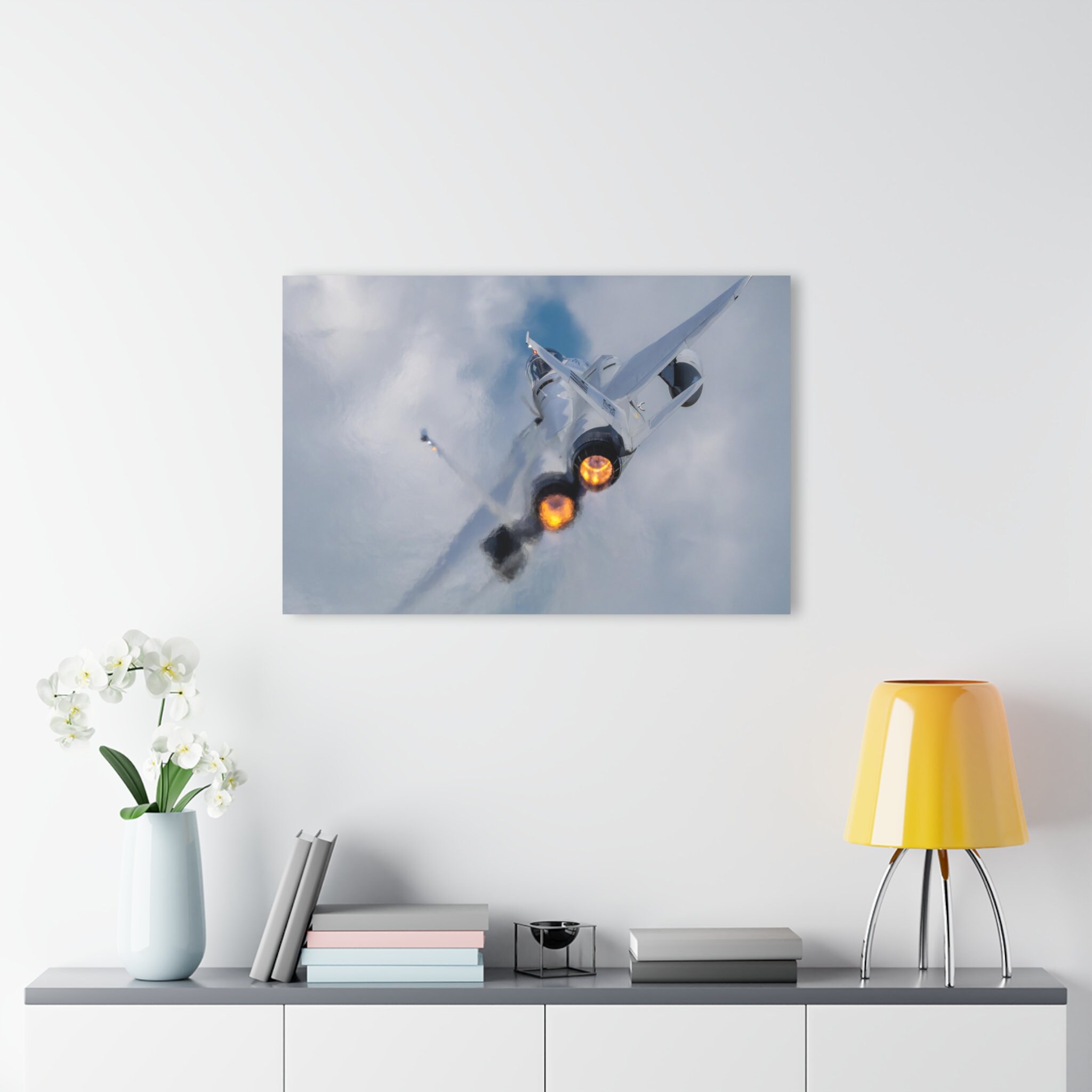 Wall Decor Aviation Art F-15 Eagle Afterburner Acrylic Print french ...
