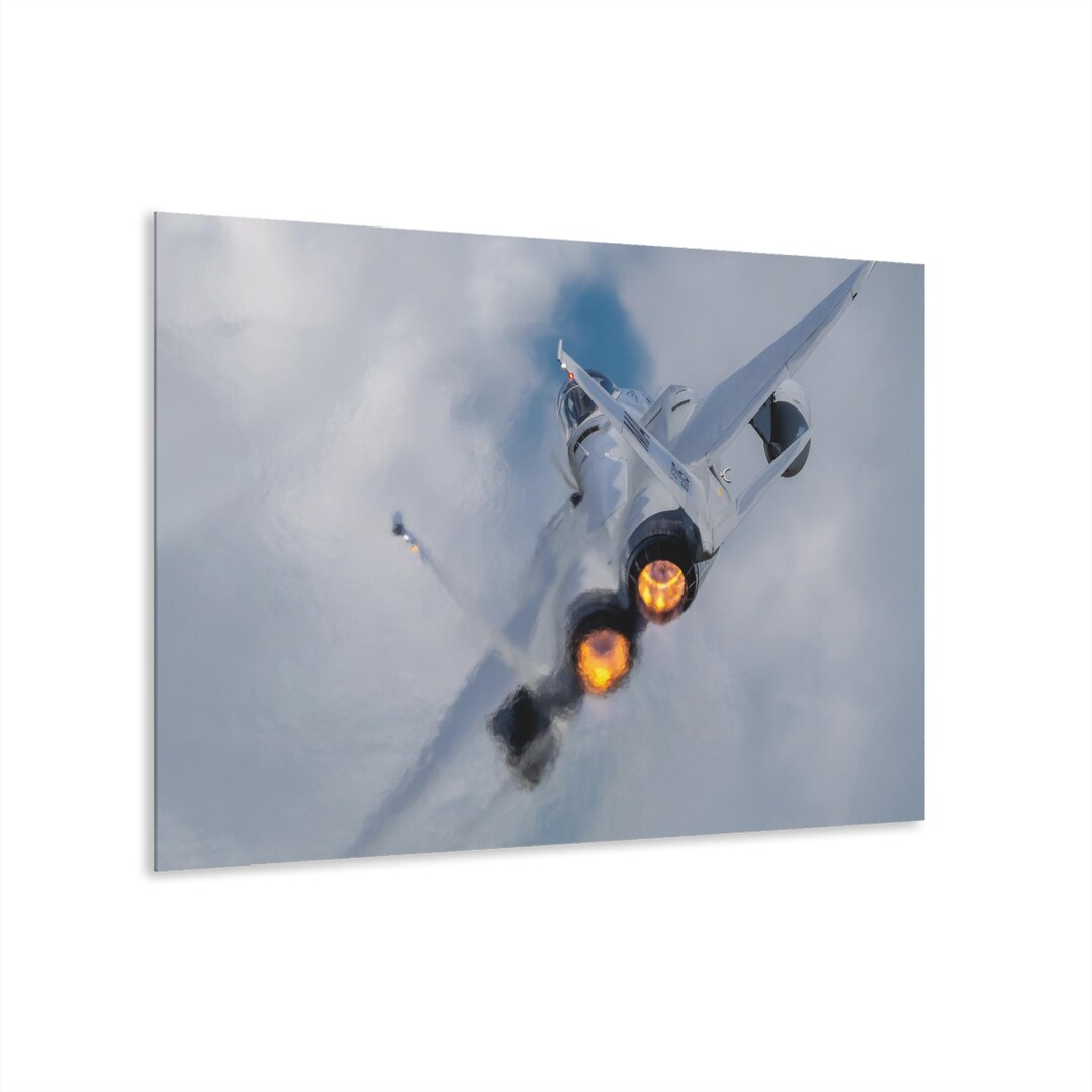 Wall Decor Aviation Art F-15 Eagle Afterburner Acrylic Print french ...