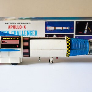 Apollo-x Moon Challenger 70s Battery Opperated Rocket Toy Nomura ...