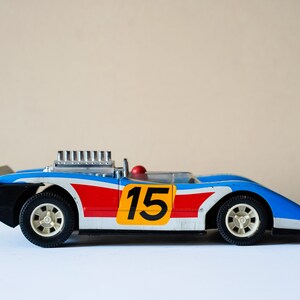 Racing Car 70s France JOUSTRA, Vintage Rally Toy Car Racer With ...