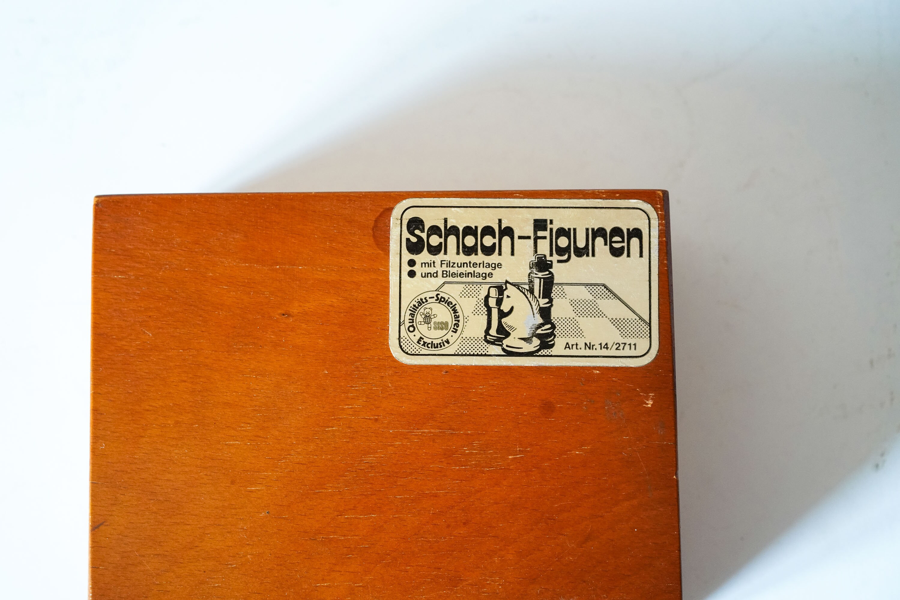 Vintage German Chess Pieces/chess Set SISO Exclusive in Wooden Box With ...