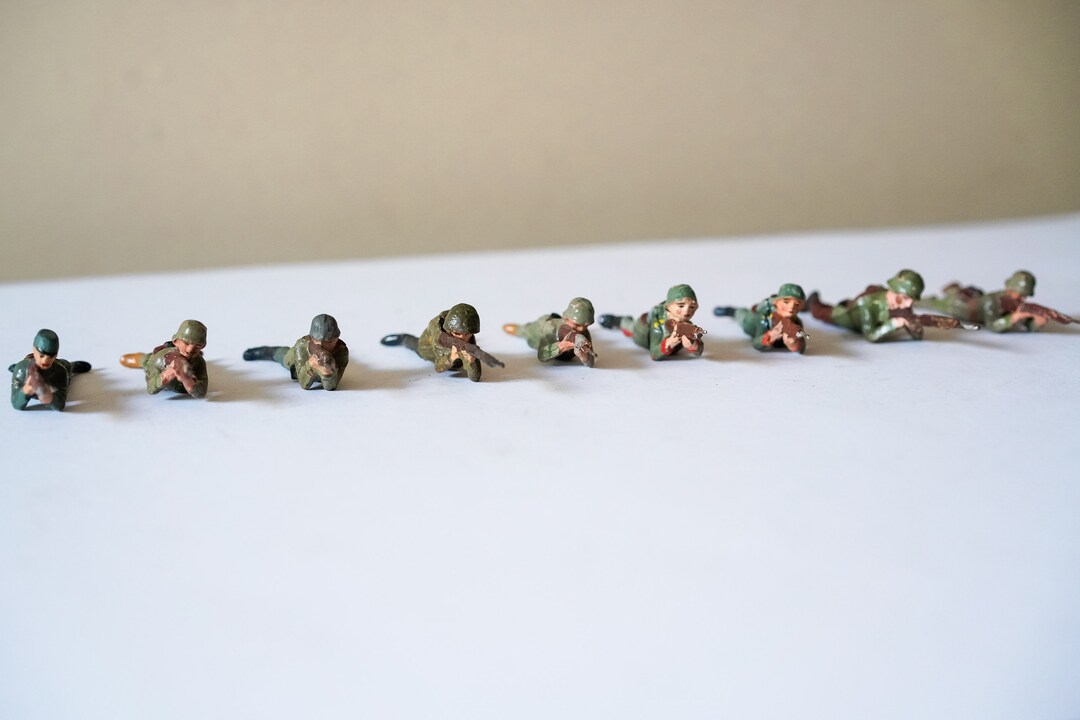 LINEOL Toy Soldiers 30s, Rifleman Soldiers, I WW, First World War 9 ...