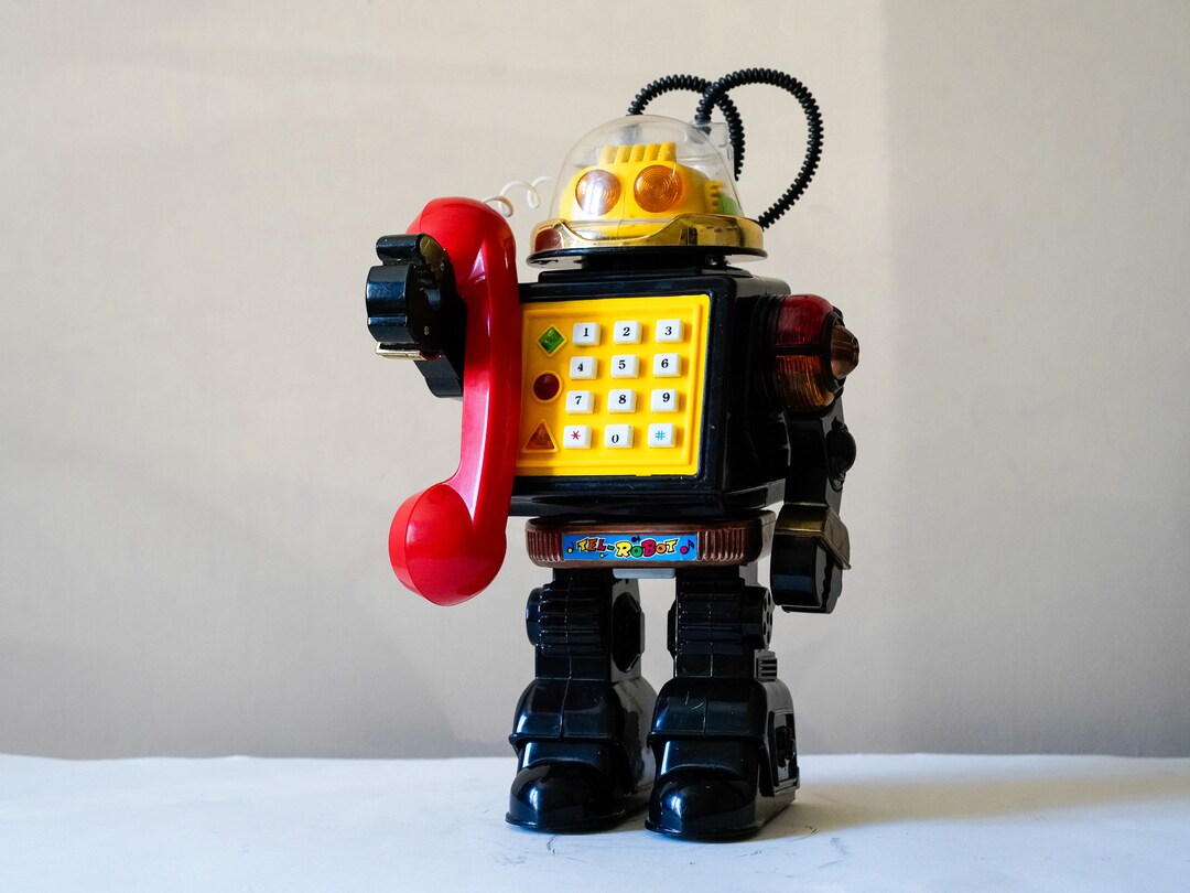 Tel-robot 80s Rare Vintage Toy SJM Taiwan - Etsy