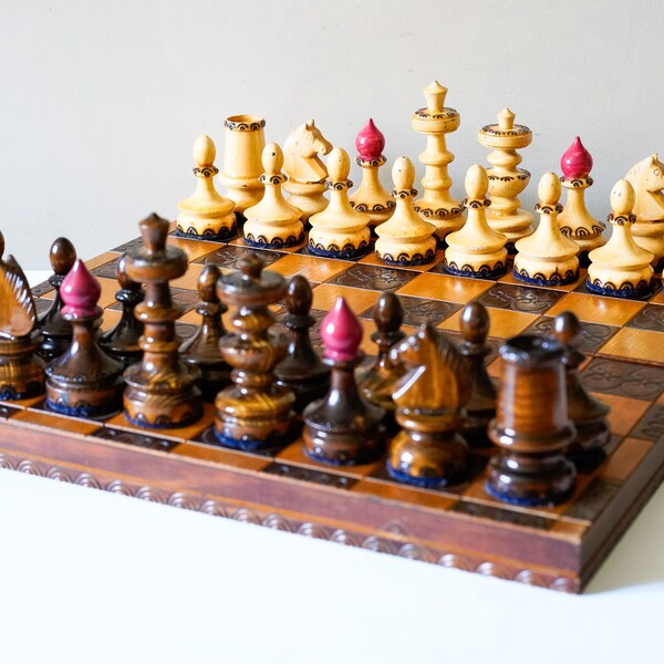 Vintage Chess - Etsy