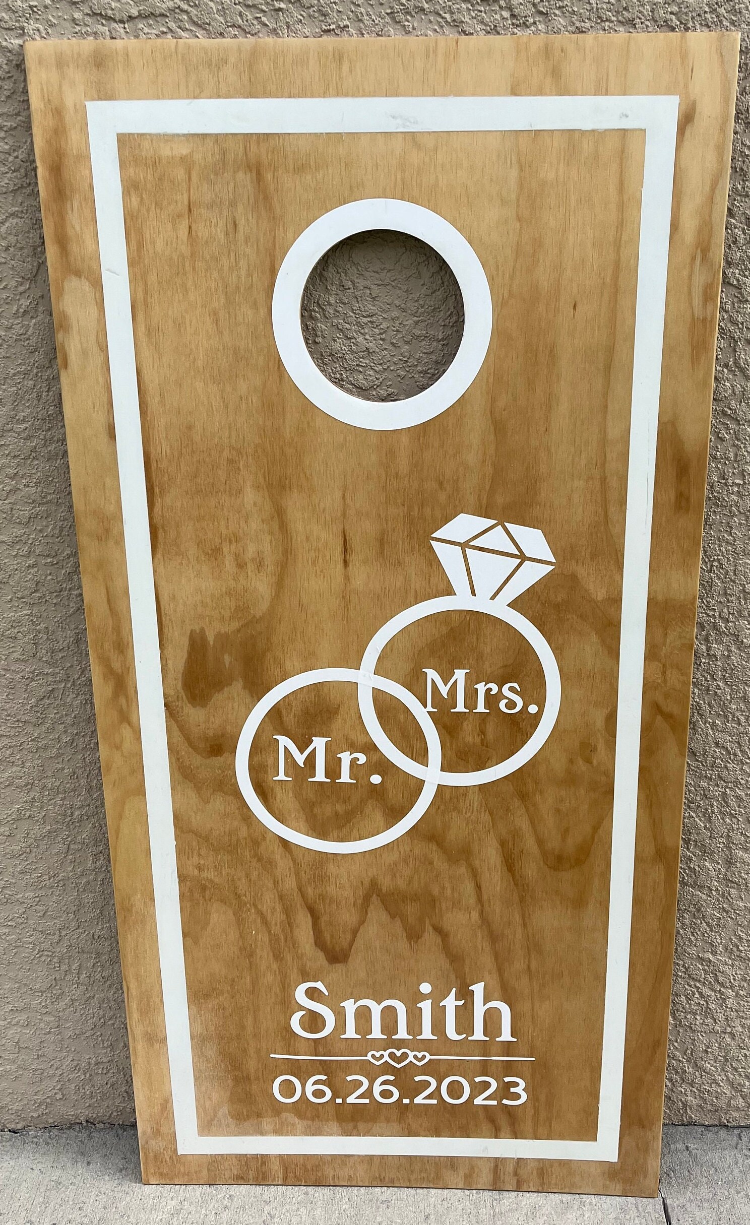 Wedding Cornhole Board Custom Made Personalized Cornhole - Etsy