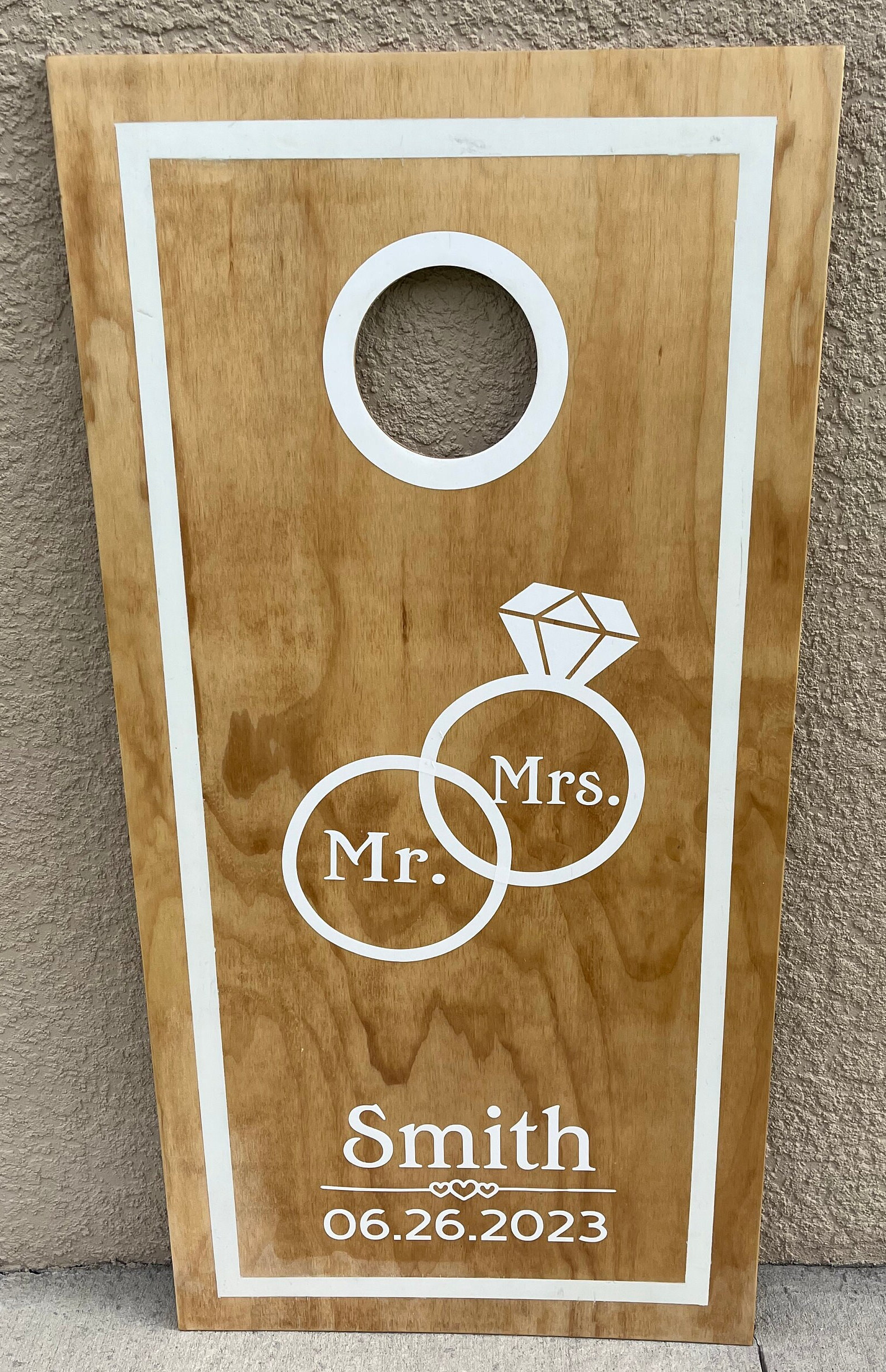 Wedding Cornhole Board Custom Made Personalized Cornhole - Etsy