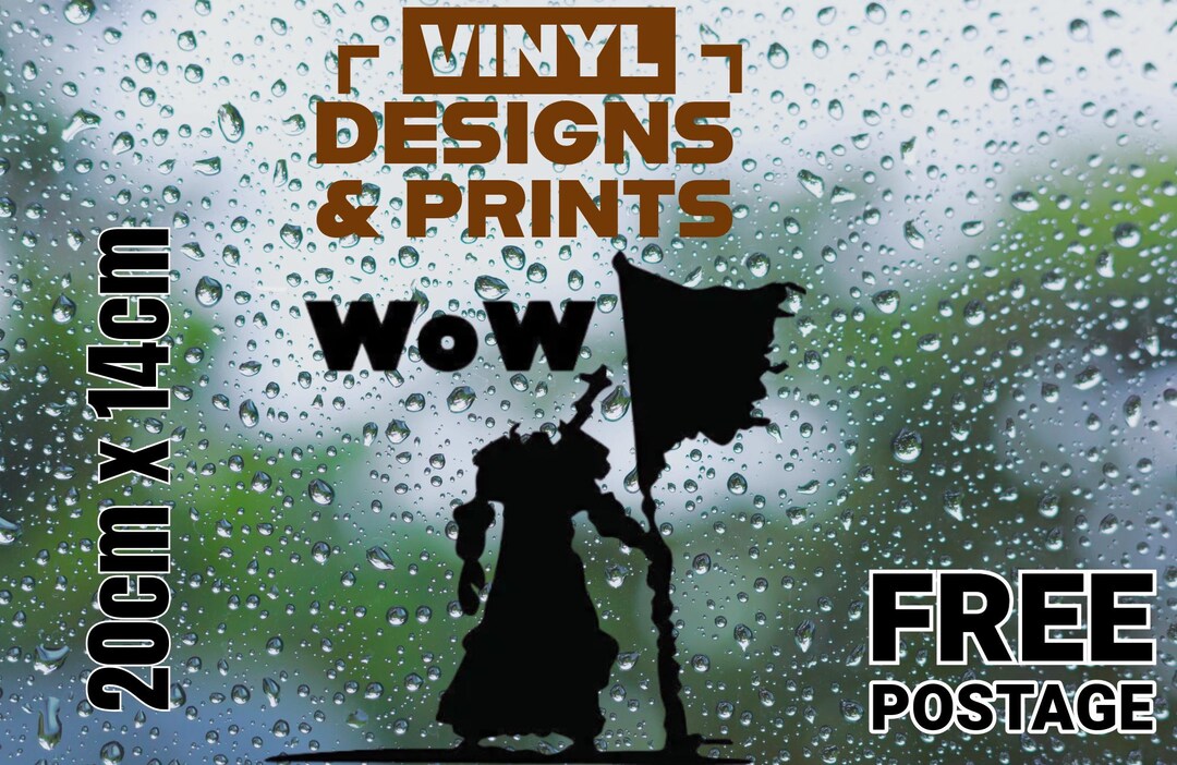 WOW Game World of Warcraft Vinyl Wall Art Decor Sticker for Home Room ...