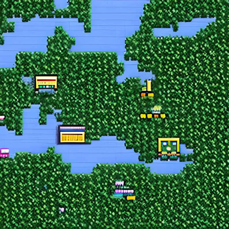 Unique Pixel NFT of the World Map - Etsy UK