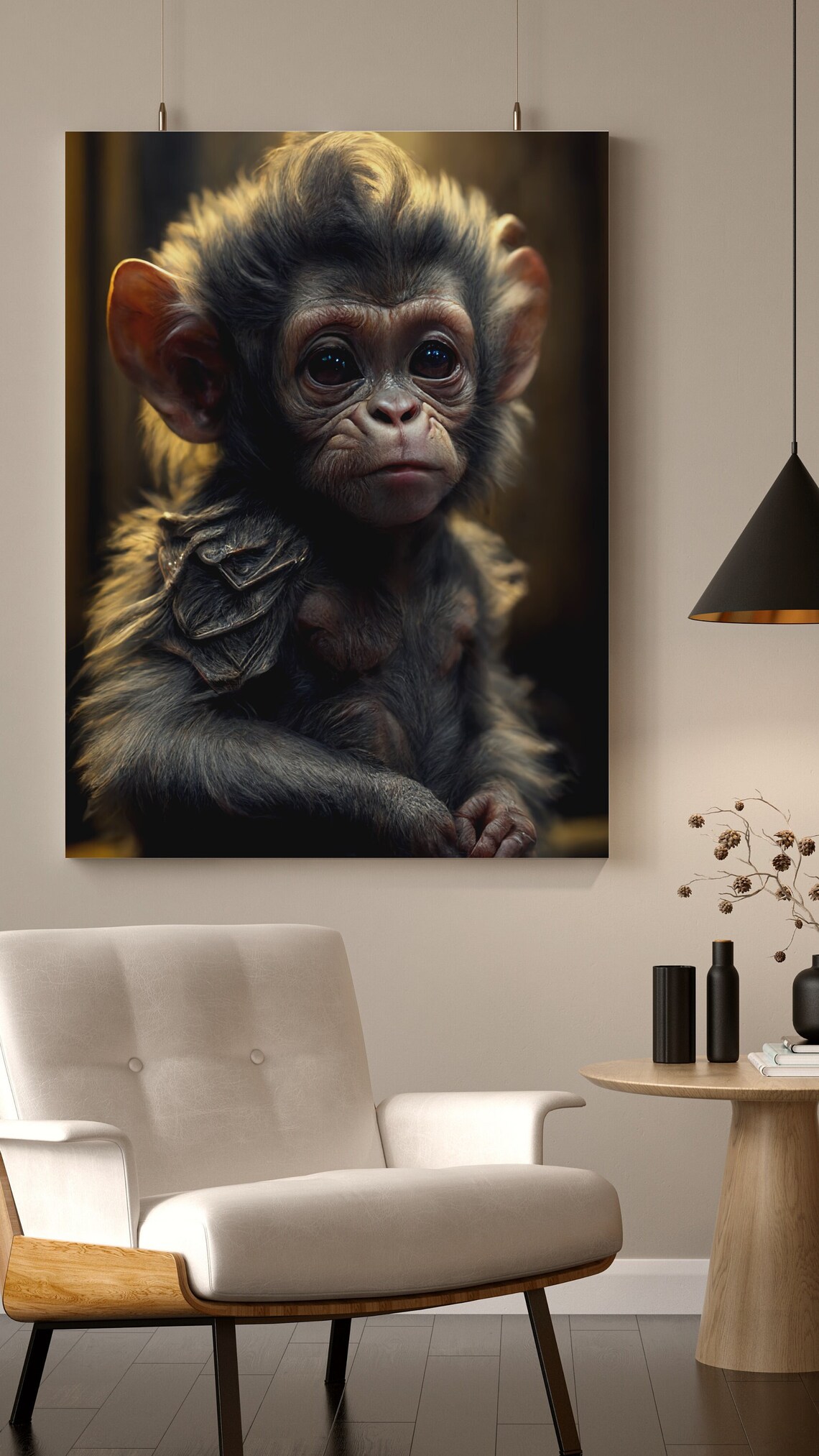 Monkey, Digital Art Print,wall Art,square, All Art,digital Download, Home Decor, Printable - Etsy