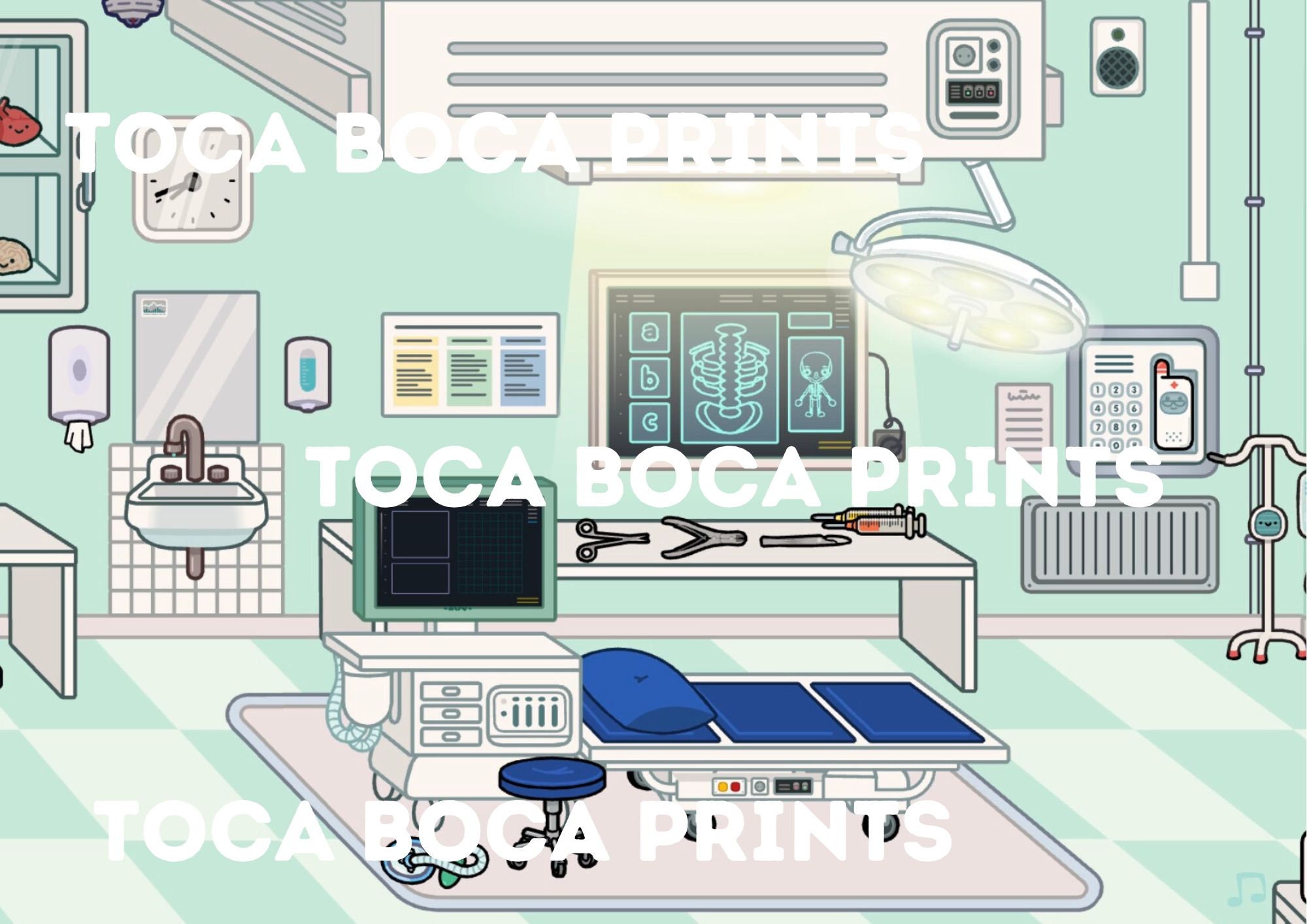Printable Toca Boca Hospital Doctor Dolls clothes and - Etsy
