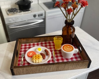 Miniature Breakfast, Miniature Tea and Toast, Miniatures, Tiny Food ...