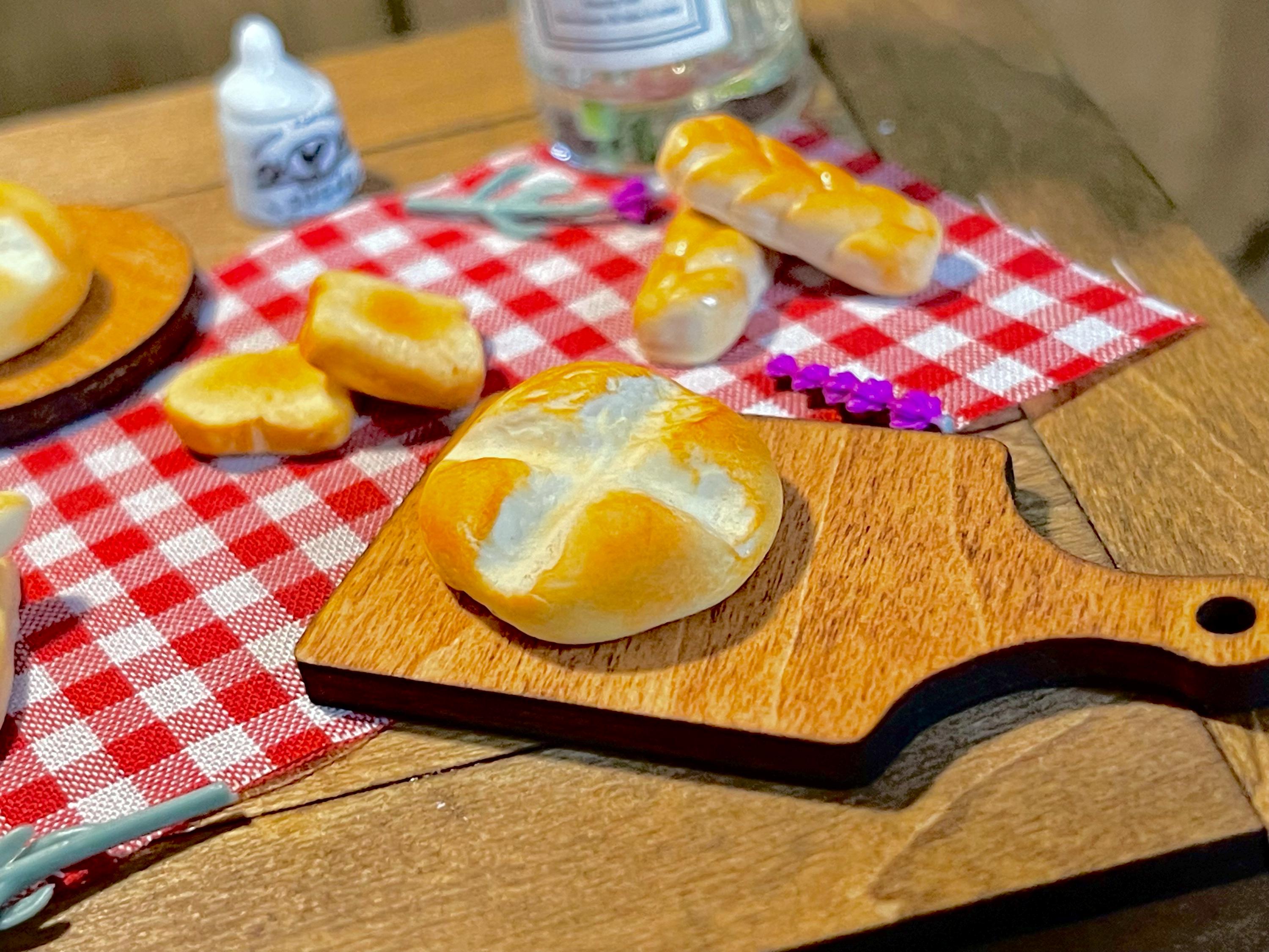 Miniature Dollhouse Bread Boule (bread Bowl) Set of 4 Pieces - Etsy