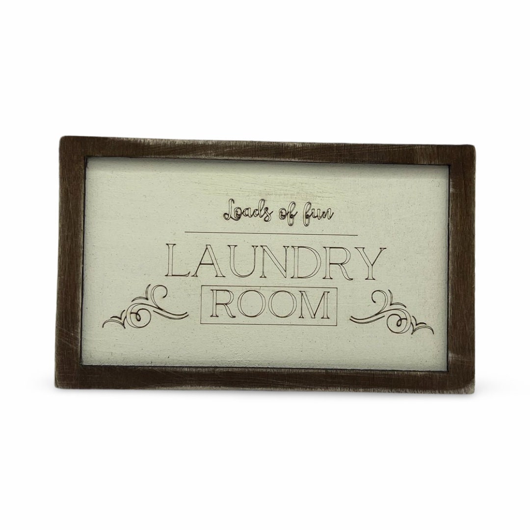 Miniature Dollhouse Wooden Laundry Room Sign 1:6 - Etsy