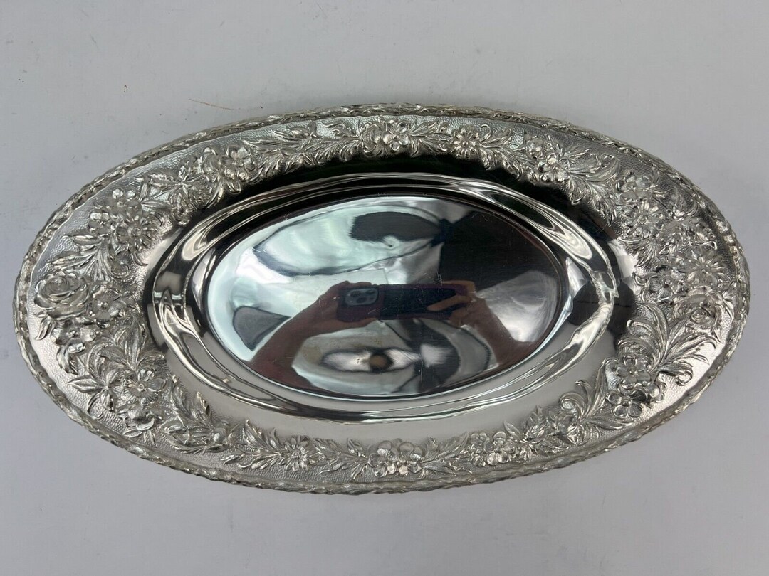 Vintage Sterling Silver S. Kirk & Son Bread Tray #60 - 11 7/8" - Etsy