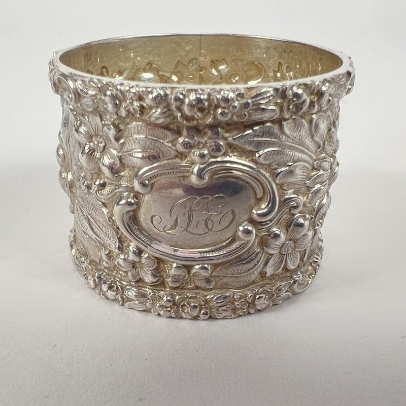 Antique Rose Napkin Rings - Etsy