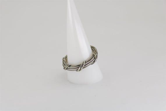 925 Sterling Silver Vintage Size 10 Thomas Roth Ring - Gem