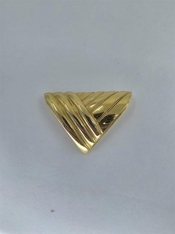 Vintage yellow triangle - Gem