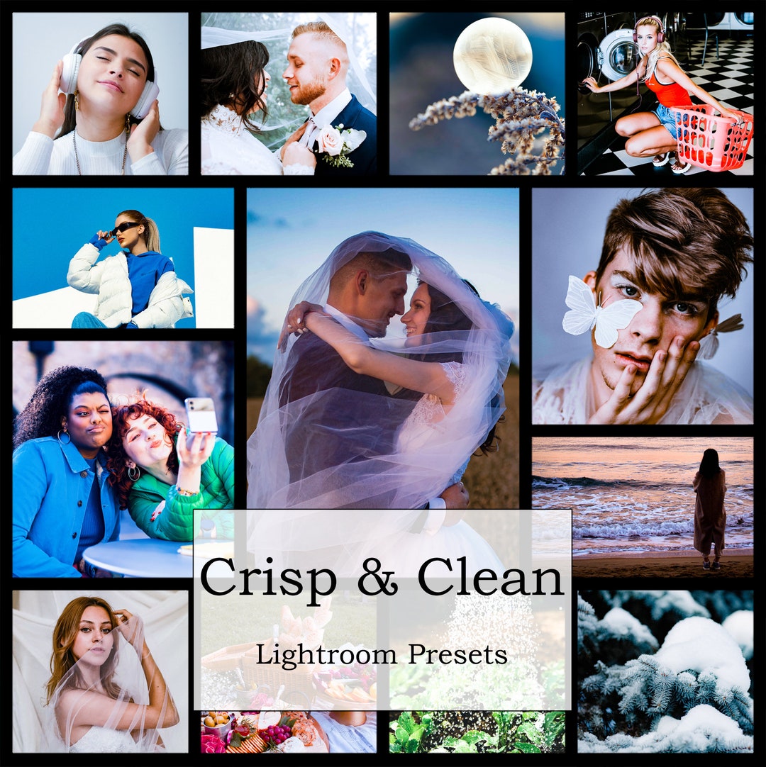 14 Lightroom Presets Crisp and Clean, Light Filter, Bright Instagram ...