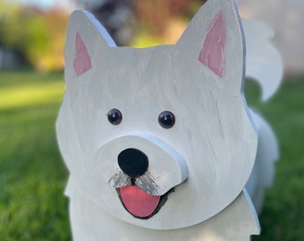 Golden Retriever Dog Organizer Patio Indoor Outdoor Wood Planter - Etsy