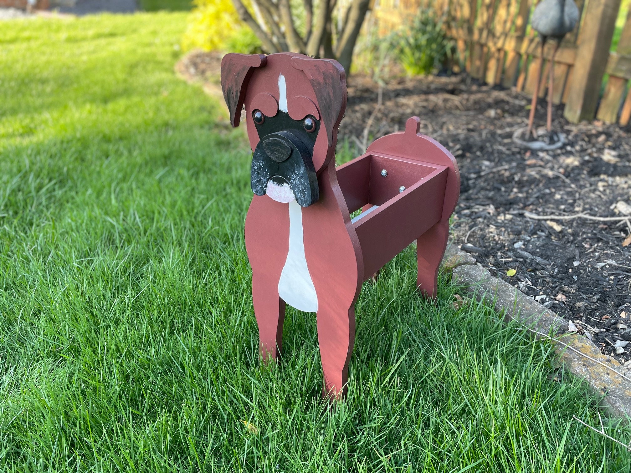 Boxer Organizer / Planter Patio Indoor Outdoor Wood Planter - Etsy