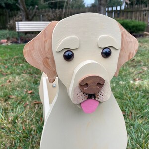 Labrador Retriever Planter, Organizer, Garden Décor, Patio Decoration ...