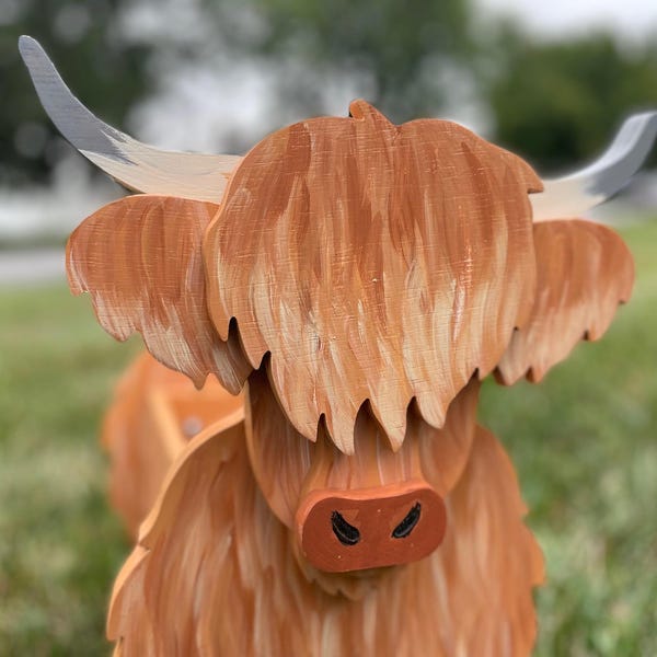 Cow Planter Box - Etsy