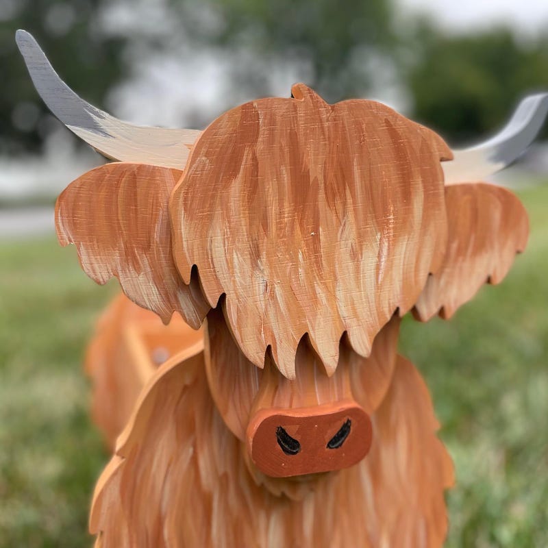 Cow Planter Box - Etsy