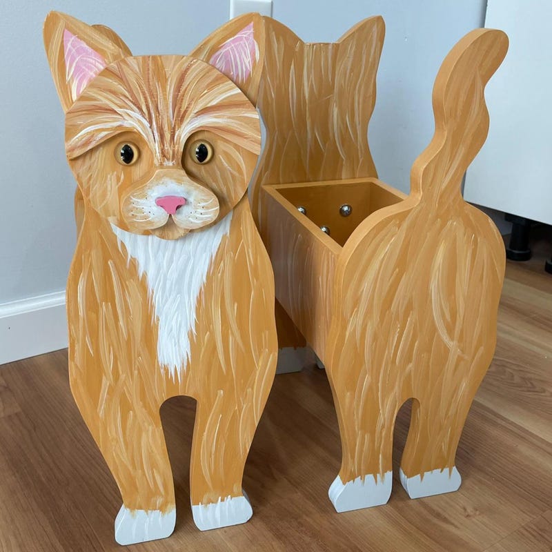 Planter Box Cat - Etsy