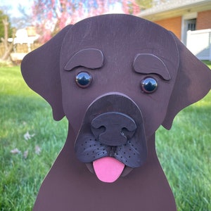 Labrador Retriever Planter, Organizer, Garden Décor, Patio Decoration ...