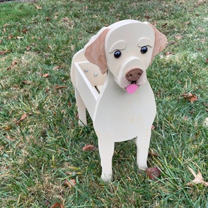 Labrador Retriever Planter, Organizer, Garden Décor, Patio Decoration ...
