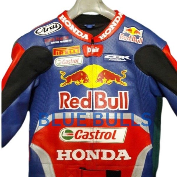 Honda Leather Motorcycle Jacket Men - Etsy