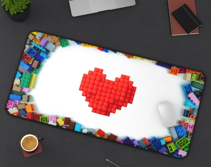 Lego of My Heart Desk Mat mousepad, Gamer Deskmat, Gift, Makeup Mat ...