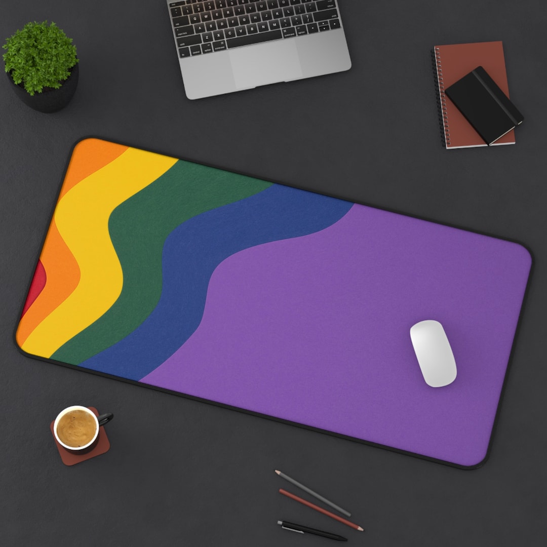 Pride Month Pride Flag Extra Large Mousepad, Gamer Deskmat, Corporate ...