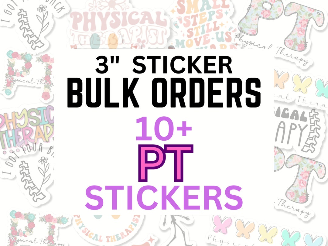 BULK PT Sticker Bundle | 3" Sticker Set | PT Stickers | Physical ...