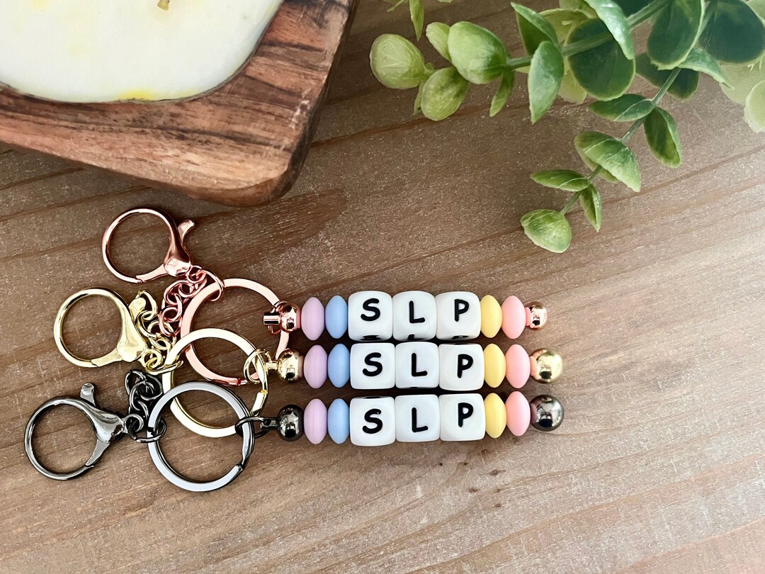 Speech Therapist Keychain | SLP Keychain | Speech Month Gift | SLP ...