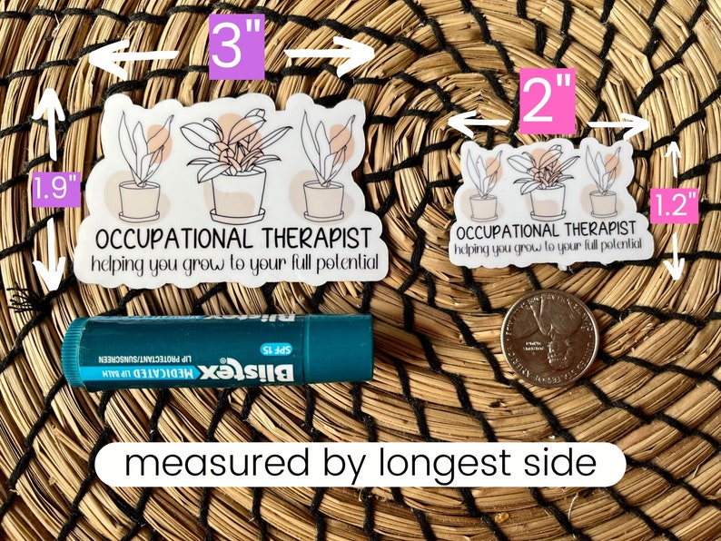 Occupational Therapy Sticker helping You Grow - Etsy