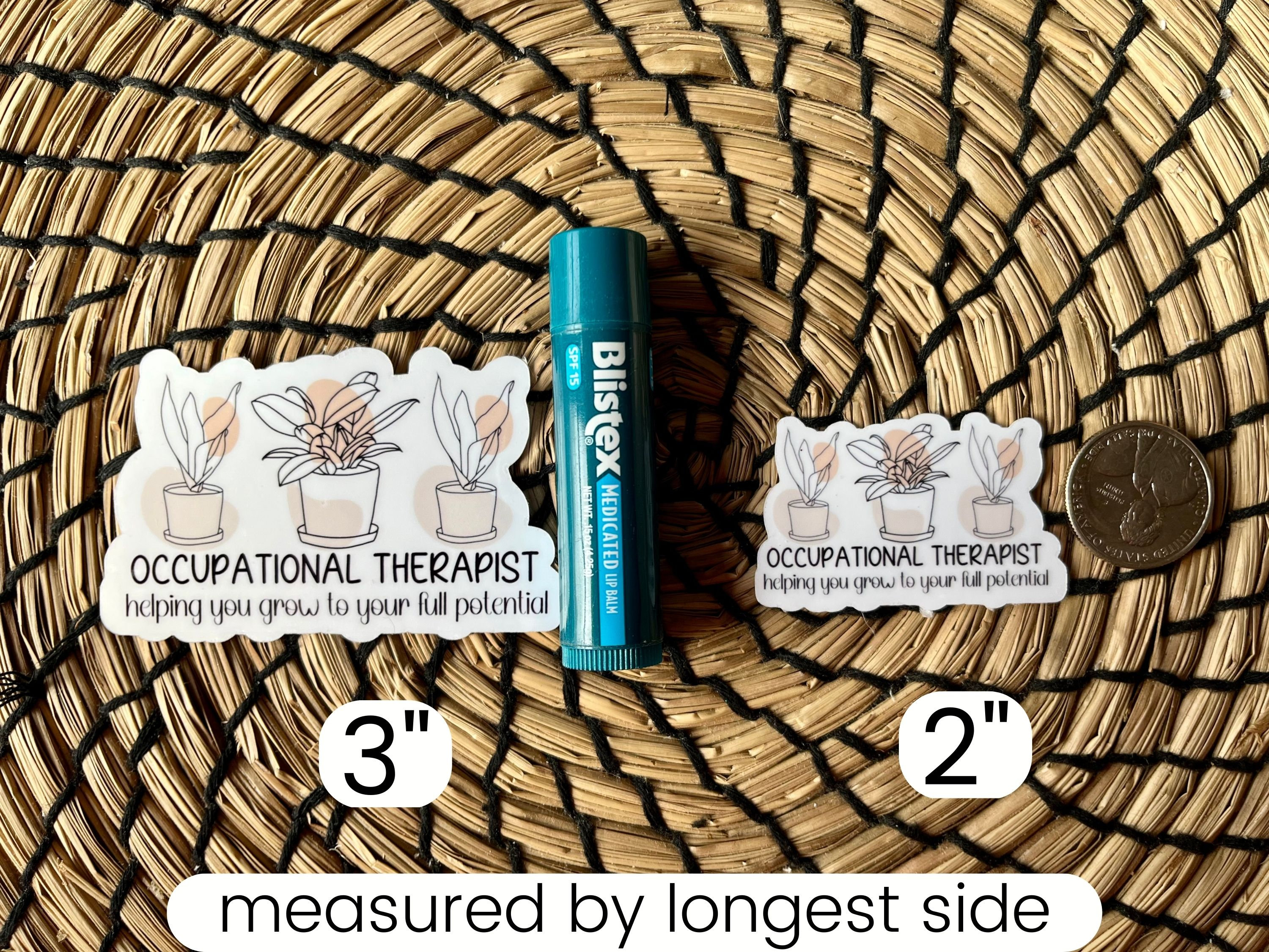 Occupational Therapy Sticker helping You Grow Sticker OT Sticker ...