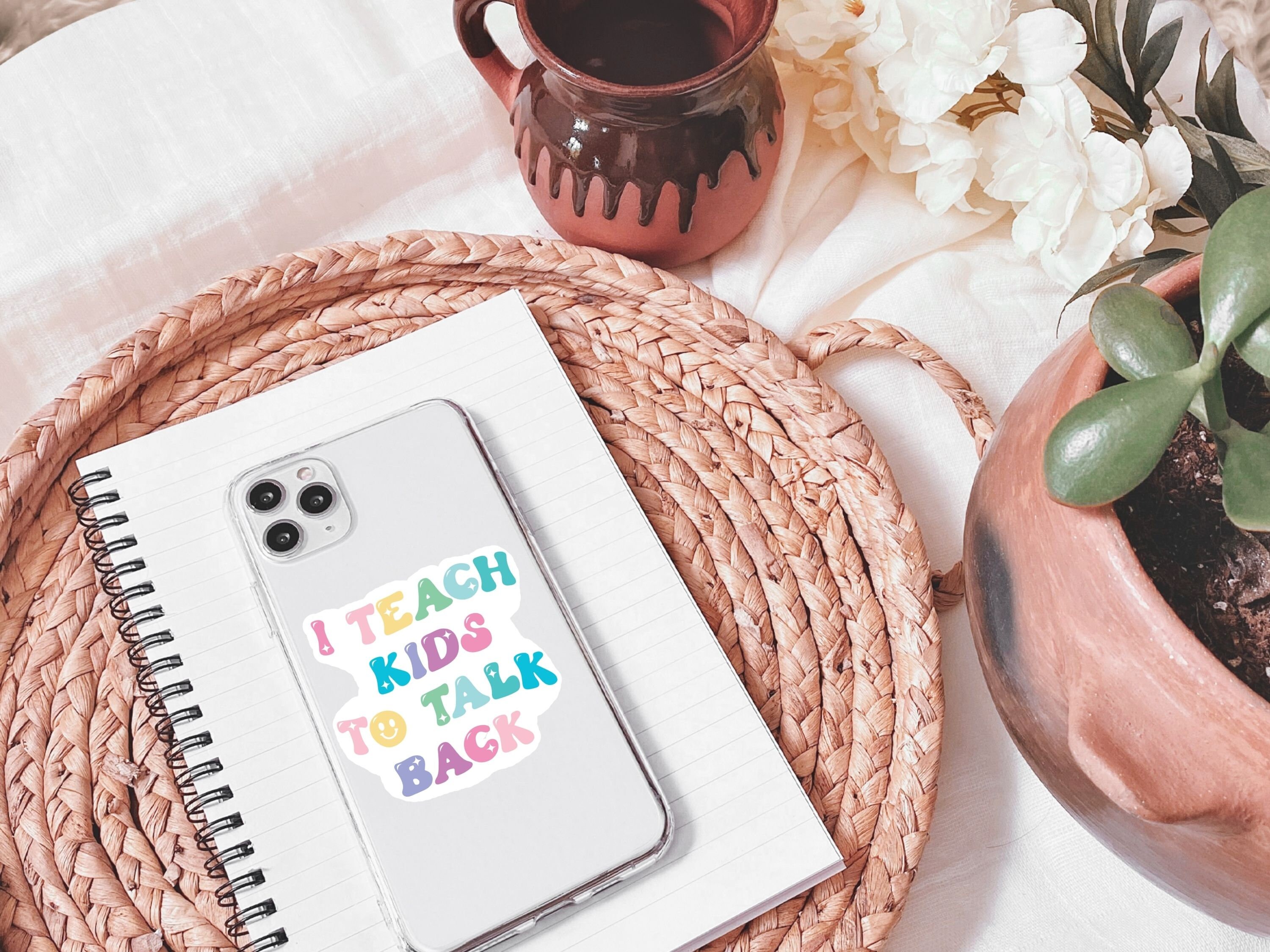 I Teach Kids to Talk Back Sticker Speech Therapist Sticker SLP Sticker ...