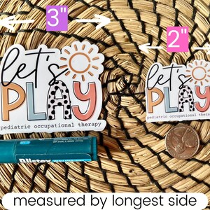 Let's Play Sticker, OT Sticker, Occupational Therapist Sticker ...