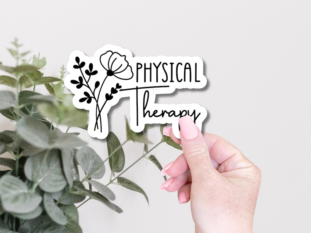 Physical Therapist Sticker, PT Sticker, Physical Therapy Sticker ...