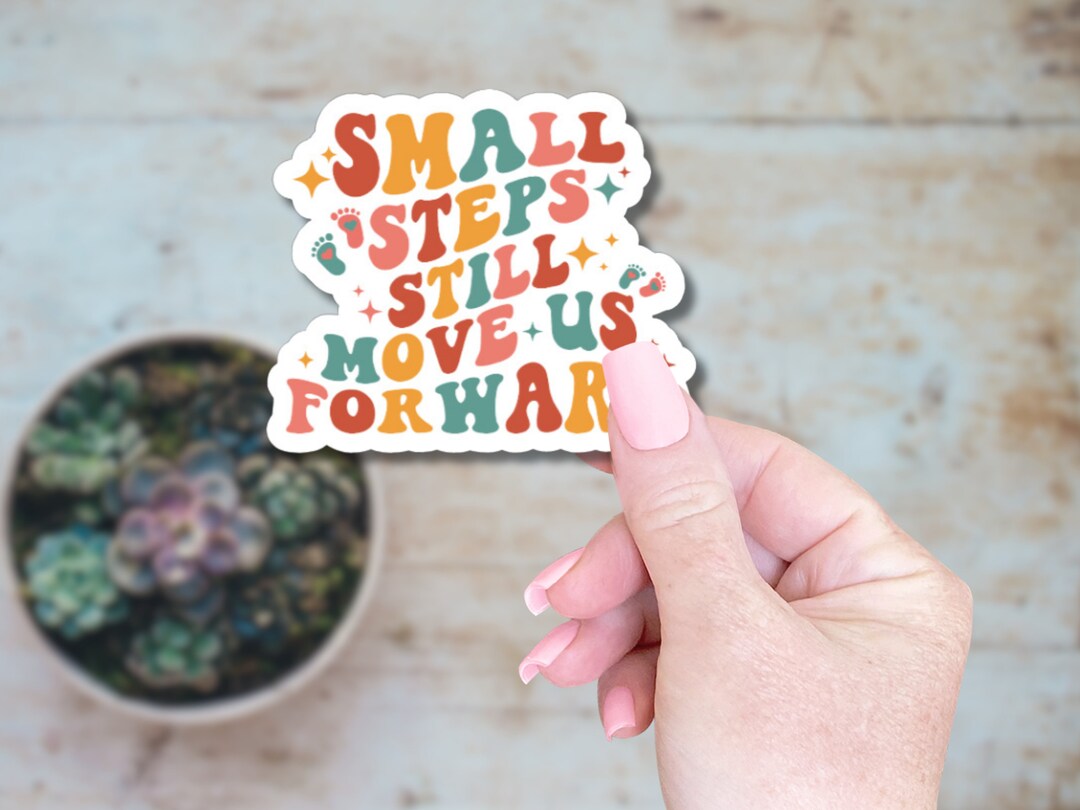 Small Steps Sticker, Physical Therapy Sticker, Physical Therapist Gift ...